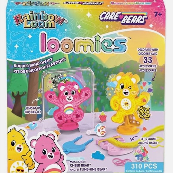 Rainbow Looms | Toys | Care Bears Rainbow Loom Craft Kit Loomies New In ...
